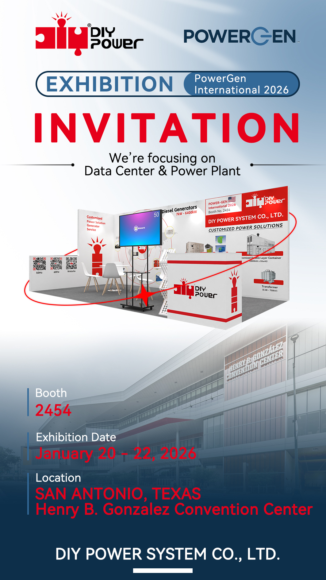 DIYPOWER to Exhibit at PowerGen International 2026 | Customized Diesel ...